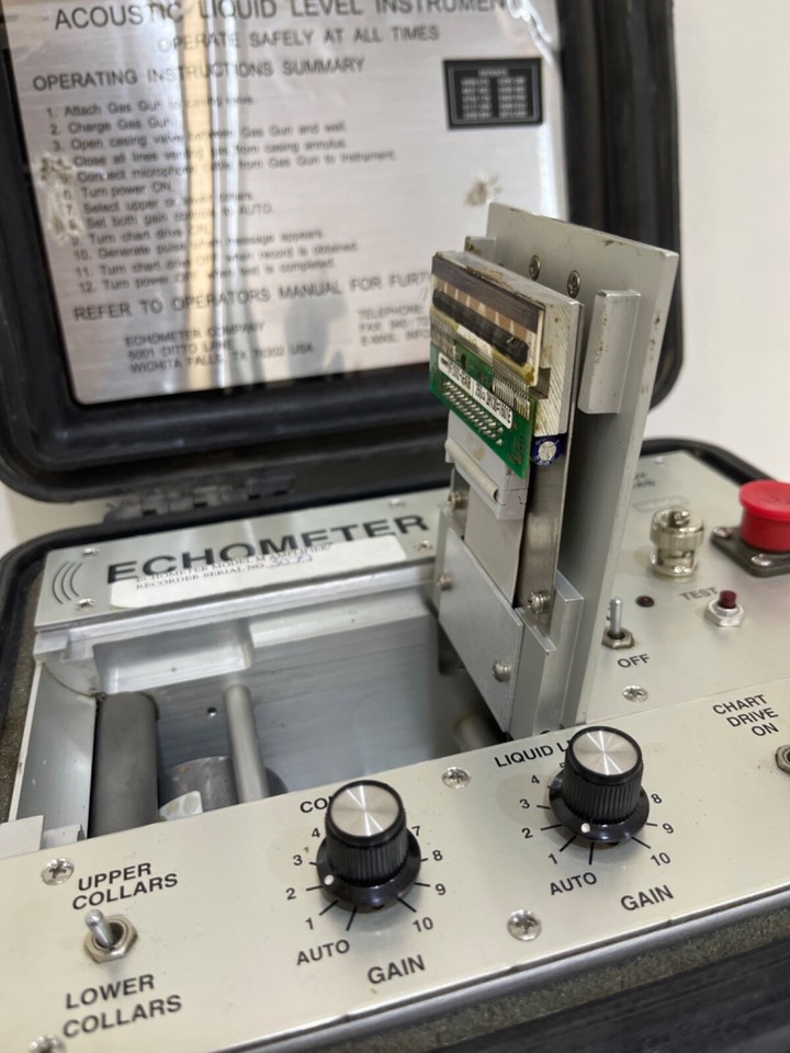 Echometer Model M Strip Recorder. Acoustic Liquid Level Instrument. | eBay