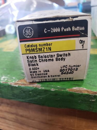 P9MSMZ1N GE 3 position Knob Selector Switch | eBay