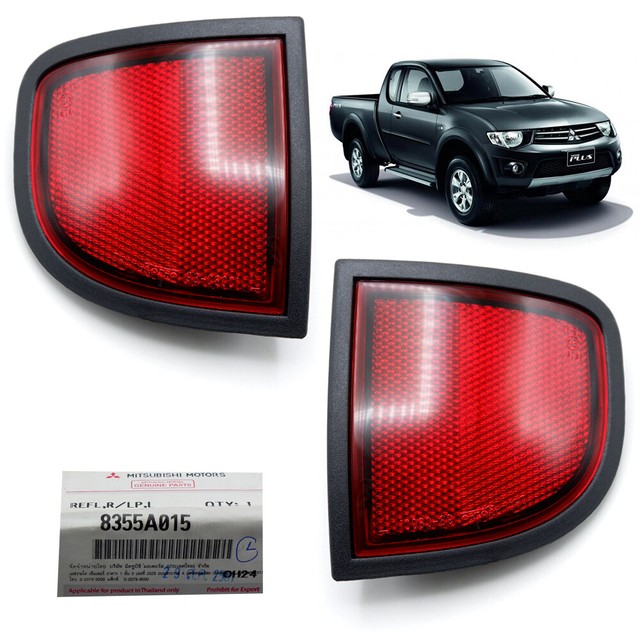 Genuine Rear Reflectors Kit Mitsubishi Triton MN Ml L200 05-15 8355a015 ...