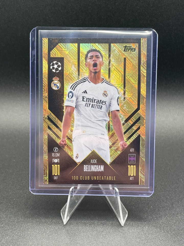 100 Club Jude Bellingham Match Attax 2024/2025 Real Madrid 24/25 ...