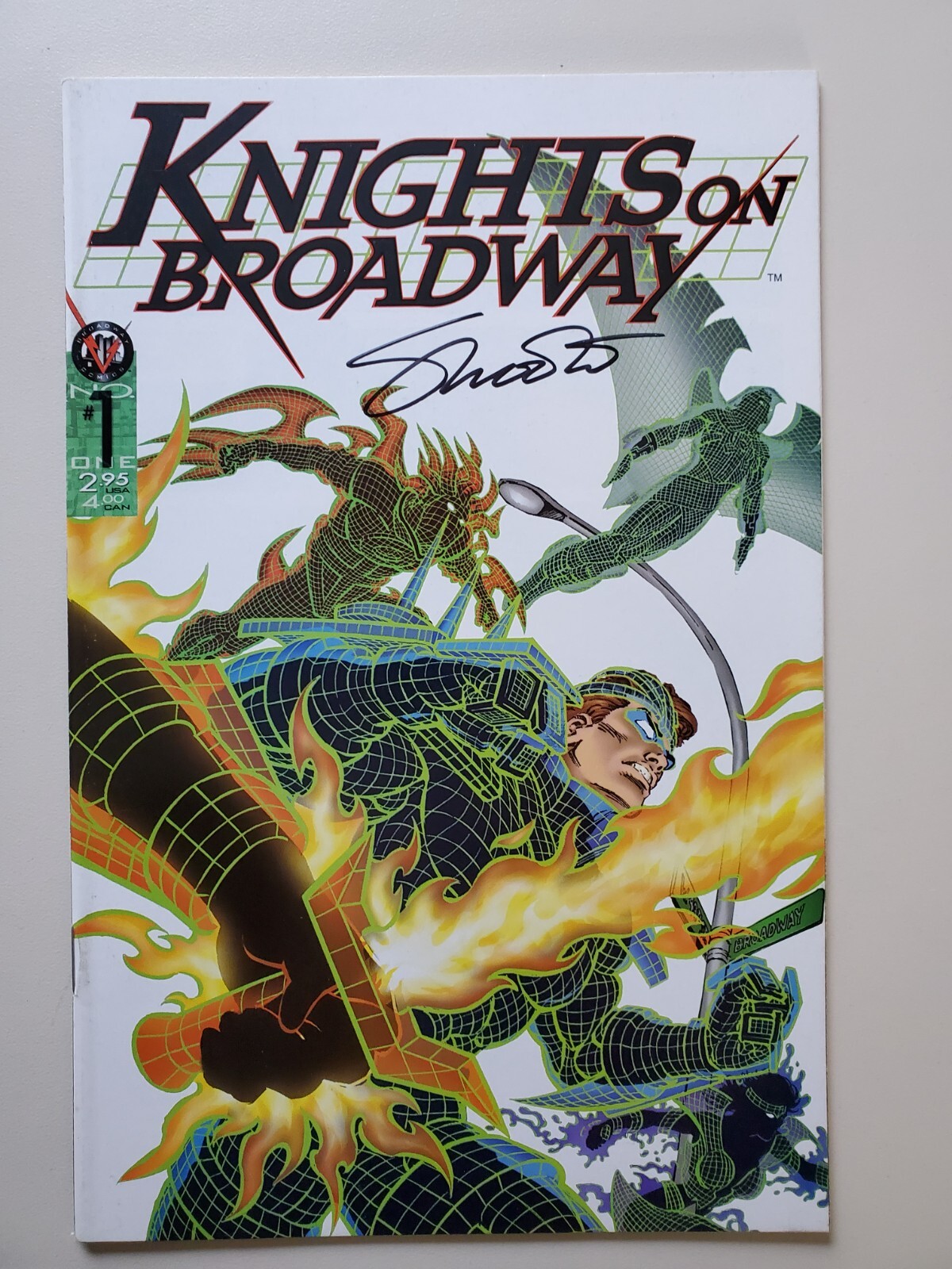 Knights on Broadway #1 Looks to be Signed by Jim Shooter (Broadway ...