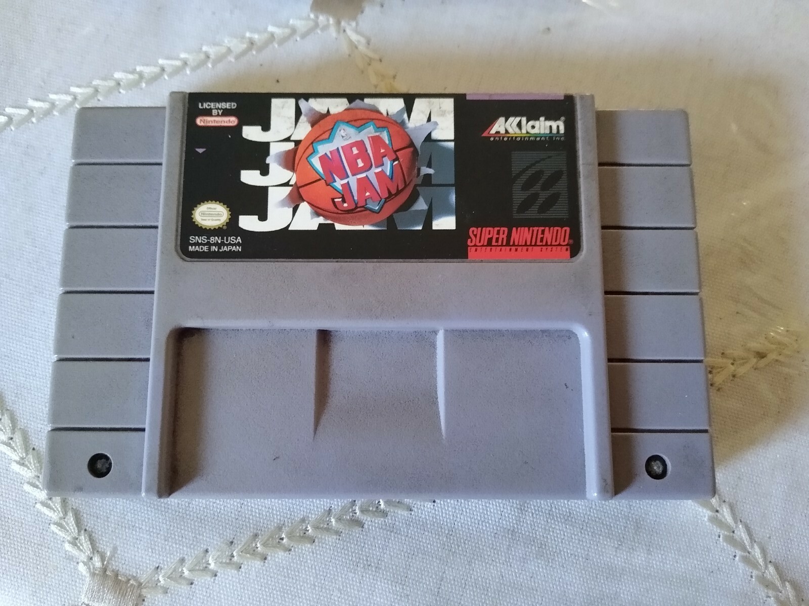 NBA Jam (Super Nintendo Entertainment System, 1994) SNES [Cart Only ...