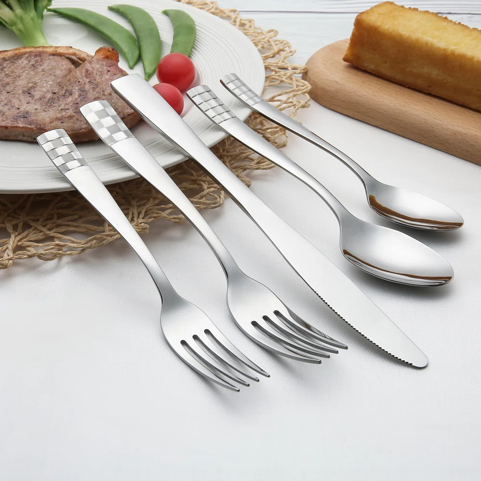 20Pcs Stainless Steel Flatware Set and Silverware Set for 4 People ...