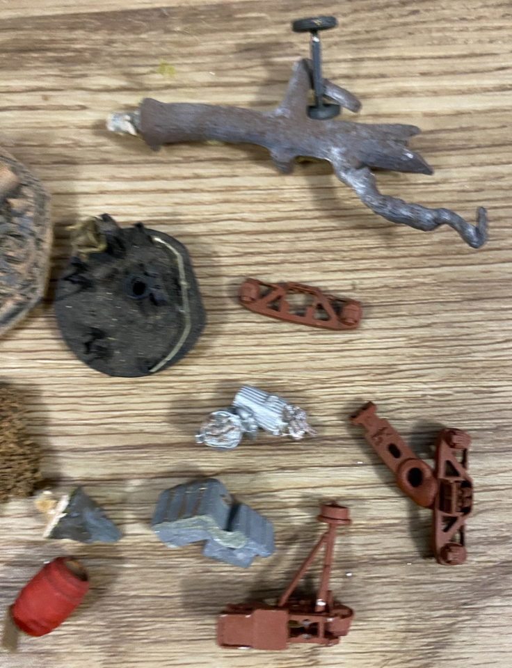 ho scale scrap yard Junk Yard Scene Model Railroading Scenery | eBay