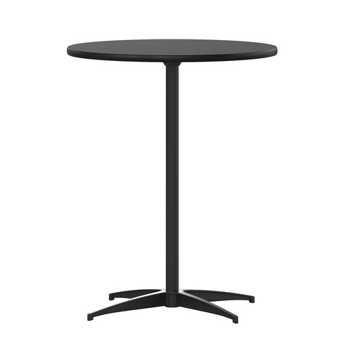 Flash Furniture Lars 24'' Round Wooden Cocktail Table with 30'' and 42 ...