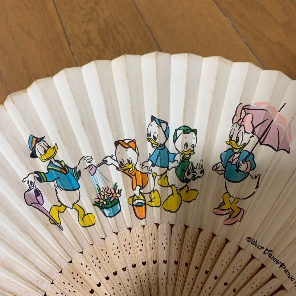 Disney Donald Duck Fan - Rare Vintage | eBay