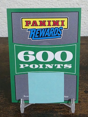 600 UNREDEEMED Panini Rewards Points Redemption Card UNUSED | eBay