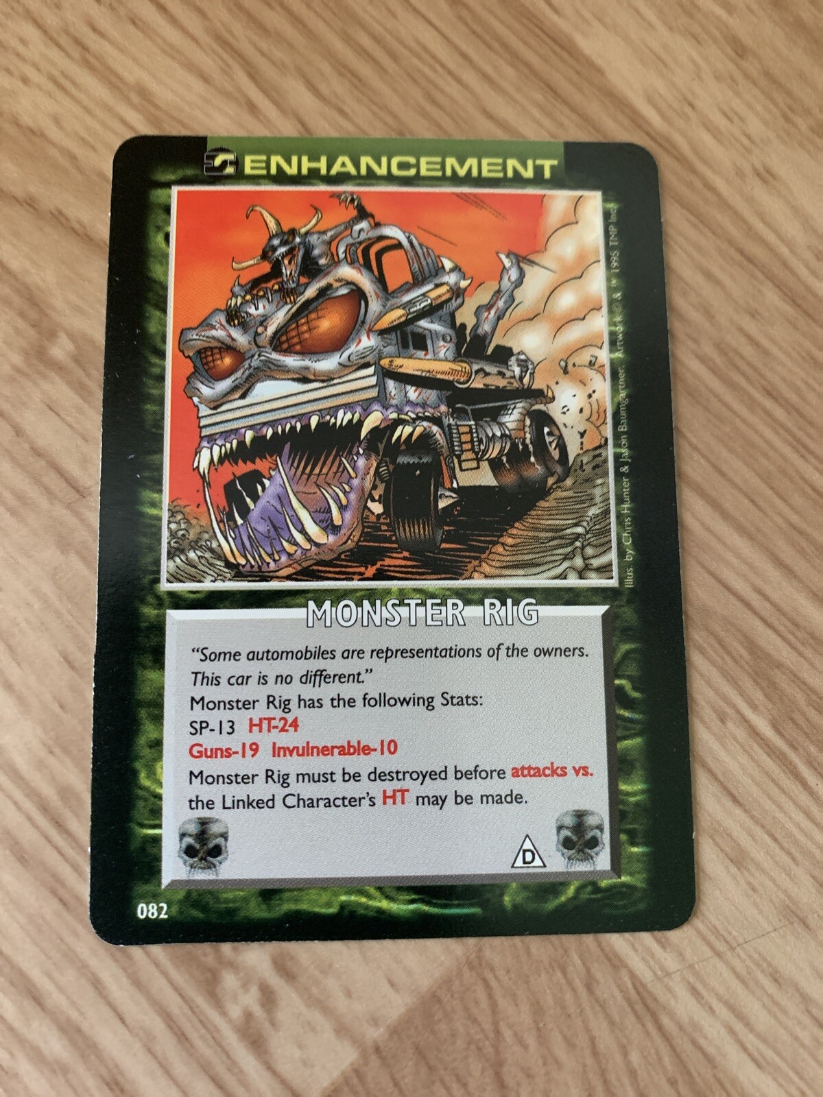 Spawn Gothic Power Cardz Trading Card Game Enhancement MONSTER RIG rare ...