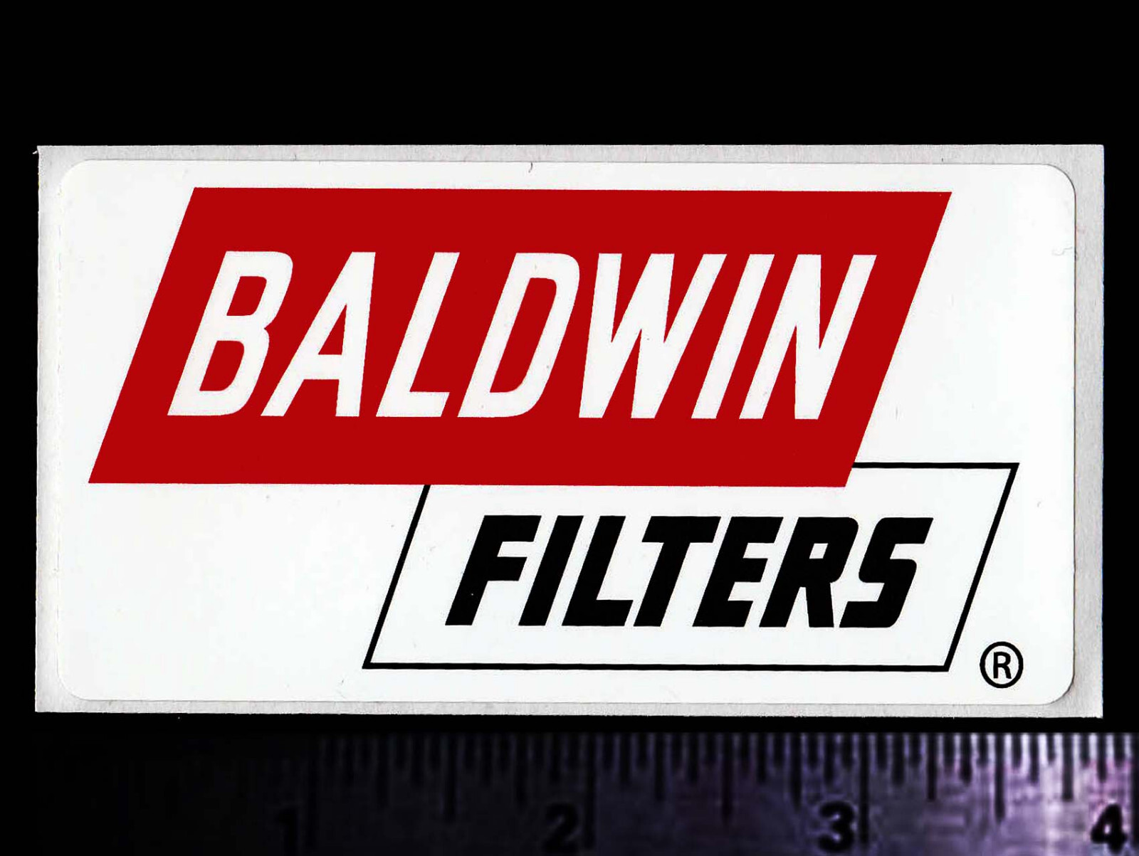 BALDWIN Filters - Original Vintage 1970’s 80’s Racing Decal/Sticker - 3 ...
