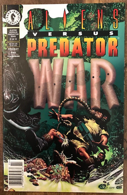 Aliens Vs Predator War #2 By Stradley Corben Newsstand Variant Dark ...