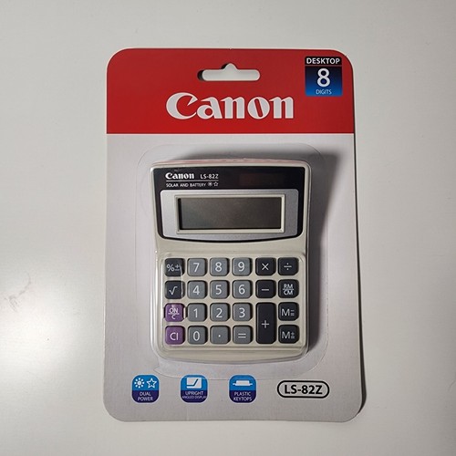 Canon LS-82Z Calculator - Desktop 8-Digit Solar And Battery Operated | eBay