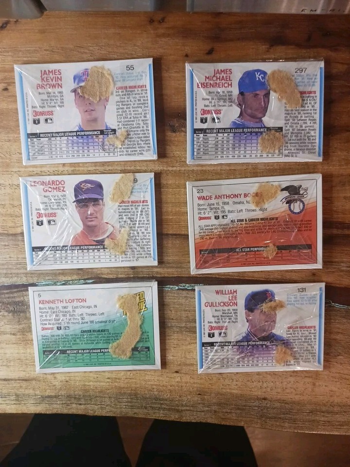 6 Unopened Packs. 1992 Donruss Coca-Cola Nolan Ryan Career Series ...