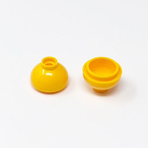 15395 LEGO Parts Brick Round 2x2 Dome Bottom BRIGHT LIGHT ORANGE (2) | eBay
