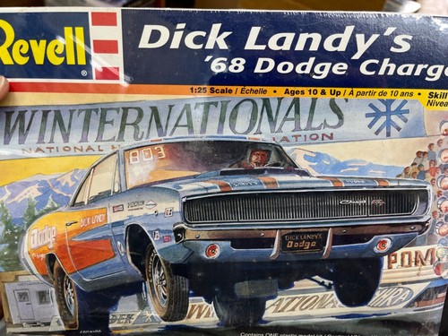 Revell 85-2573 DICK Landy 1968 Dodge Charger Drag car kit 1/25 McM Fs ...