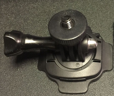 ROTATING CURVED SURFACE MOUNT 3M ADHESIVE PAD 1/4"-20 FOR GOPRO HD ...