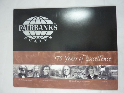 175 Year Fairbanks Scale Company Anniversary History Booklet | eBay