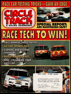 MAY 1995 CIRCLE TRACK MAGAZINE, RACE TECH TO WIN, RACETRACK SAFETY | eBay