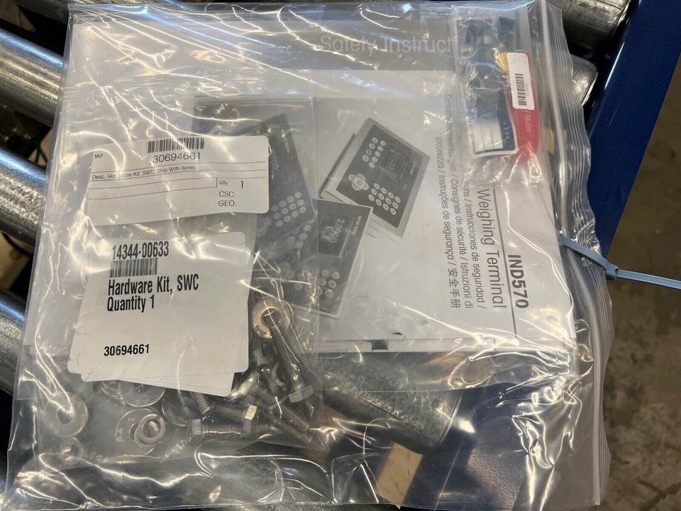 METTLER TOLEDO SWC Checkweigher Roller Conveyor Scale IND570 indicator ...