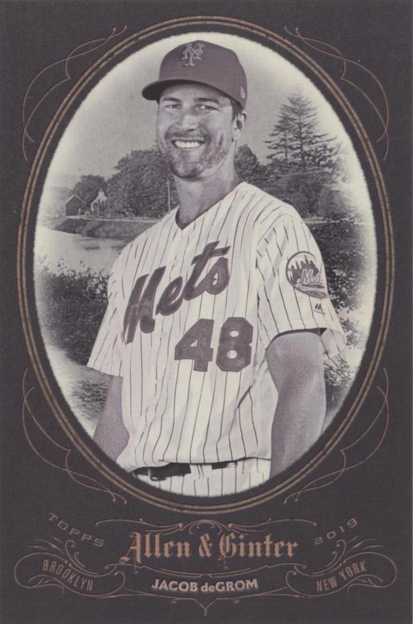 2019 Topps Allen & Ginter - Cabinet Boxloaders Jacob deGrom #BL-9 for ...