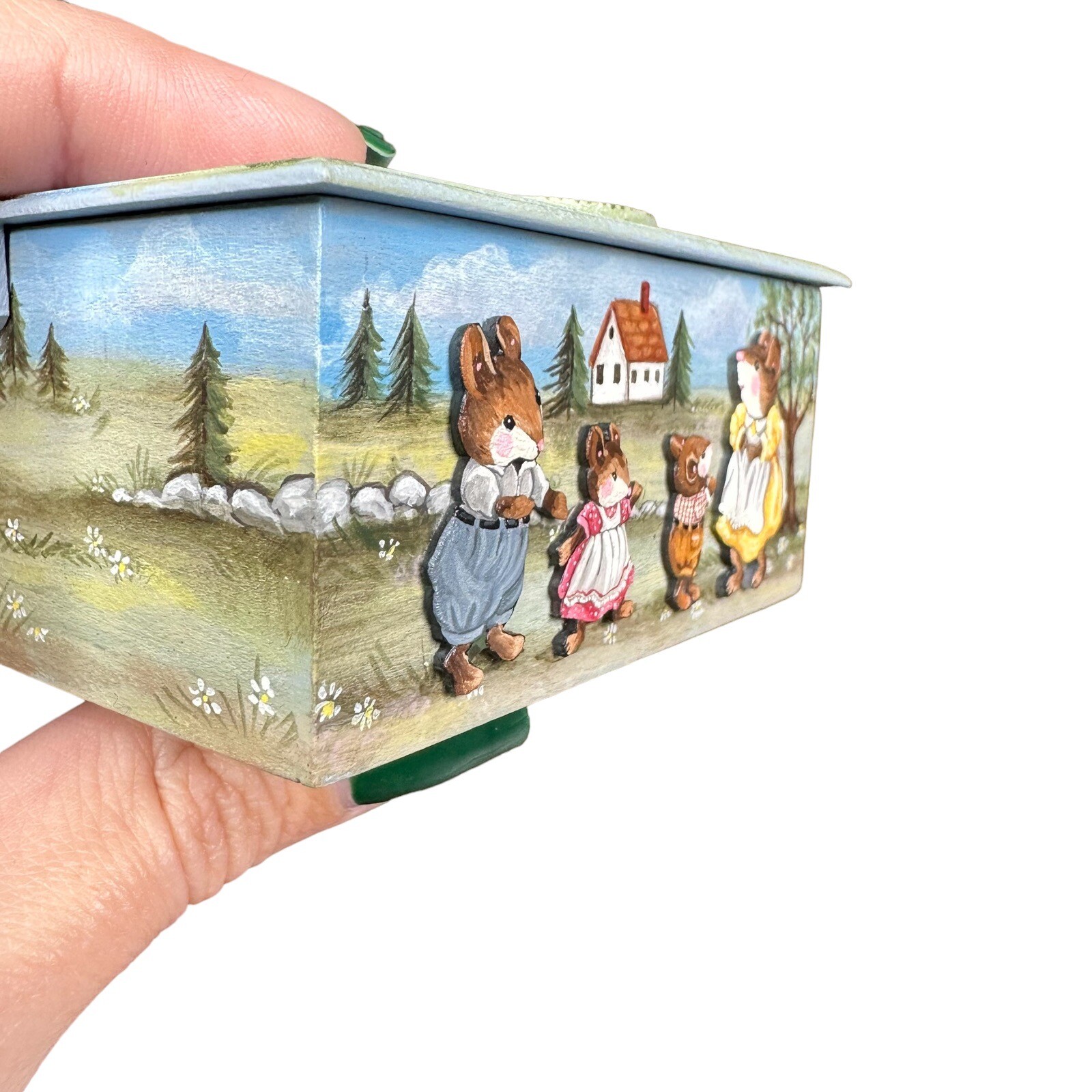 Pamm Bacon Wee Forest Friends Toy Chest & Box '01 & '02 doll house ...
