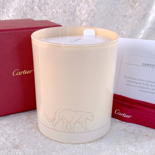Authentic Cartier Beige Walking Panthere Aromatic Candle Gift From ...