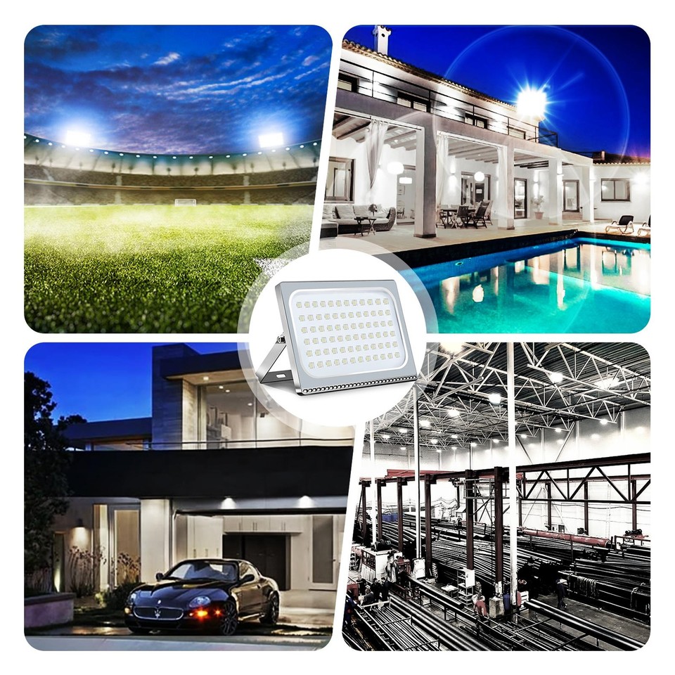 500W 500 Watt LED Flood Light Lamp Spot Spotlight Floodlights Garden ...
