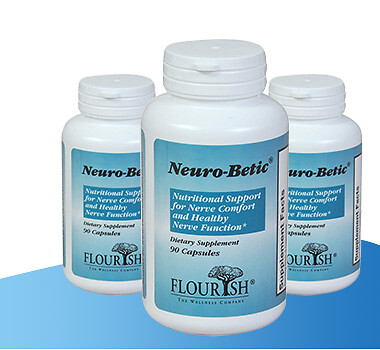 Flourish Wellness Neuro-betic Vitamin Formula Nerve Support Pills 90 ...