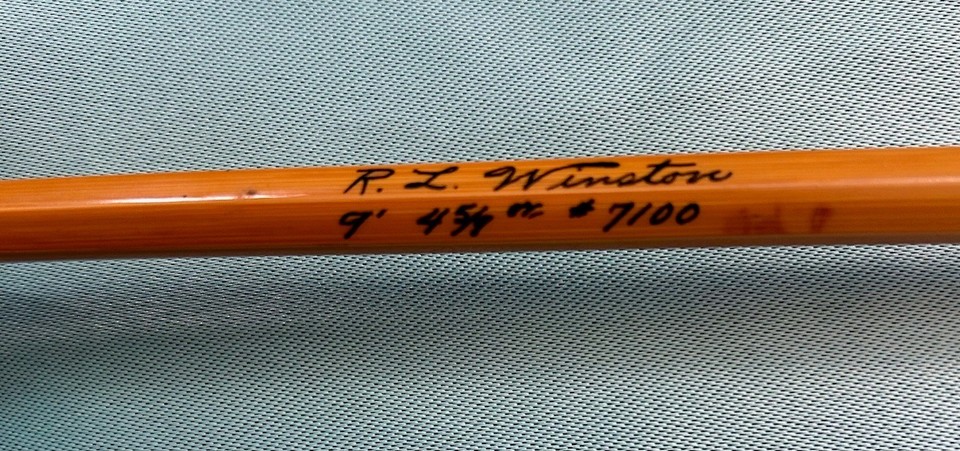 R. L. Winston Bamboo Fly Rod - 9' 2pc 4 5/8oz, Lew Stoner & Red Loskot ...