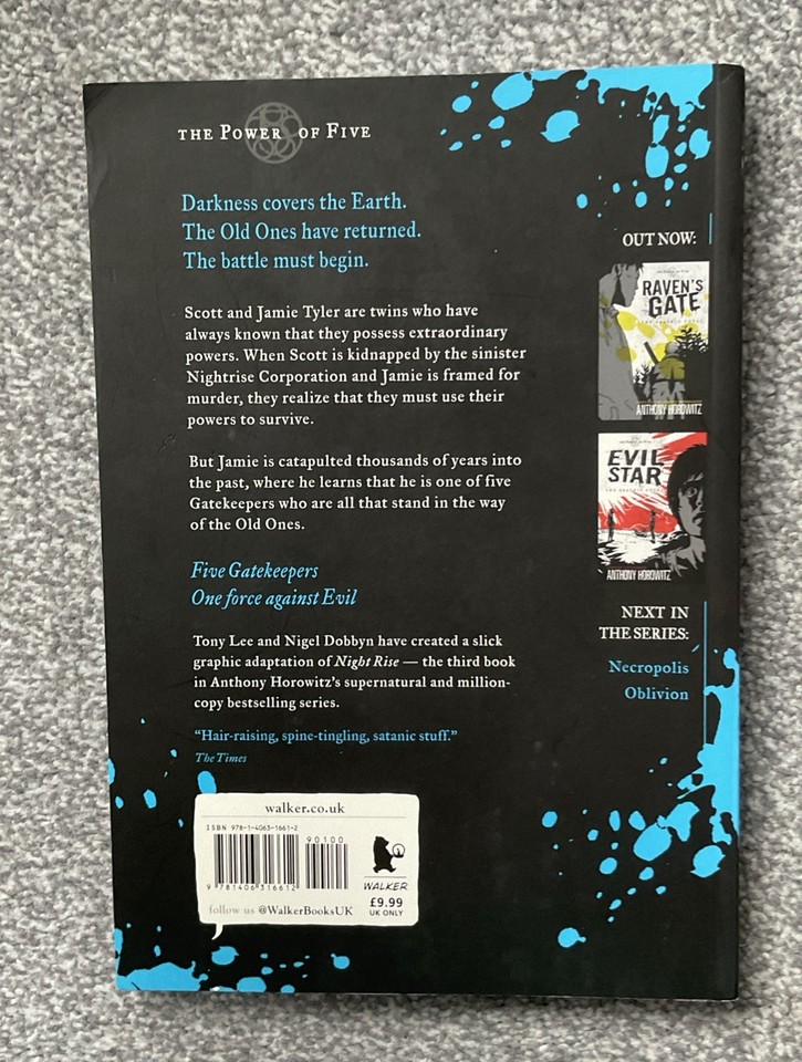 Power of Five: Nightrise - The Graphic Novel - Horowitz, Anthony | eBay UK