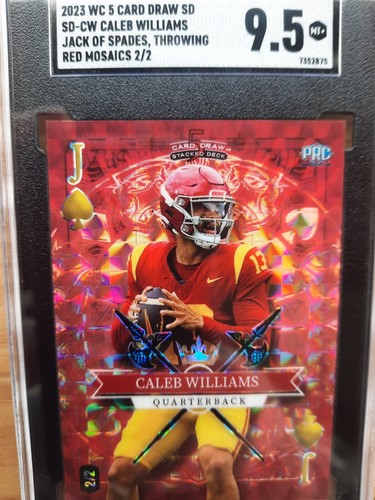 Caleb Williams 2/2 Wild Card SGC 9.5 | eBay