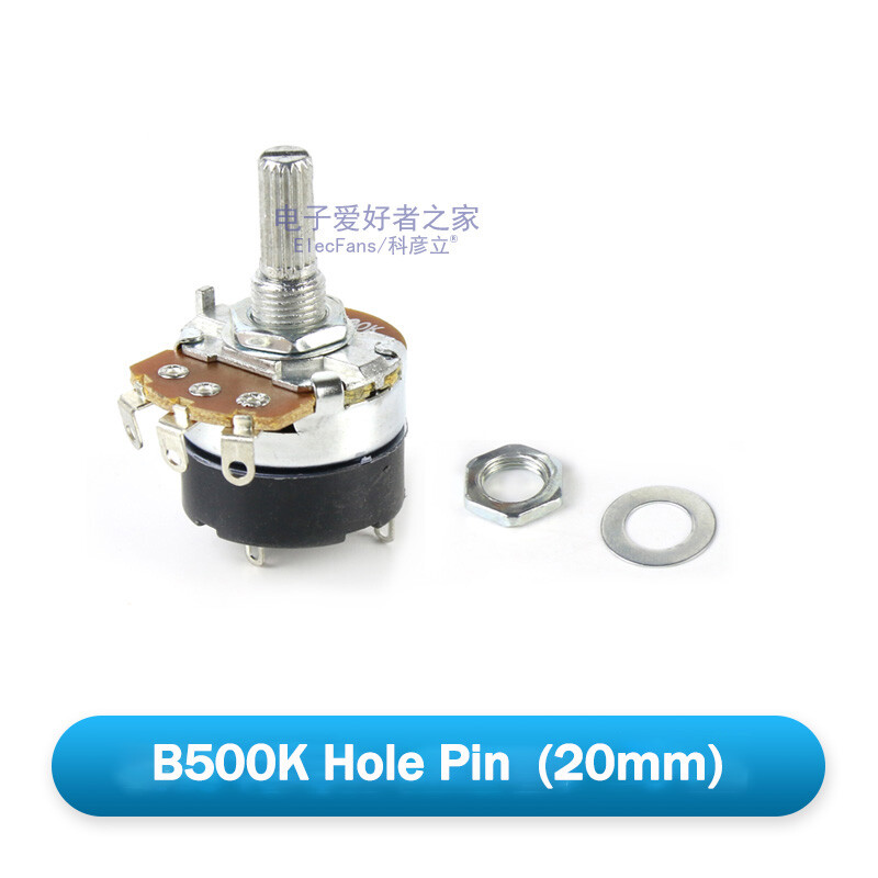 Variable Resistor Potentiometer Switched Pot Linear Logarithmic 5/10/50 ...