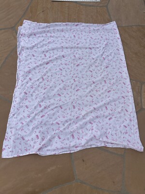 Pottery Barn Kids Barbie Sheet Twin Flat Cotton Pink White 07/2009 | eBay