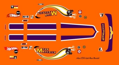 1/25 MEAN MAVERICK FUNNY CAR DECAL/REVELL/JOHAN/MPC | eBay