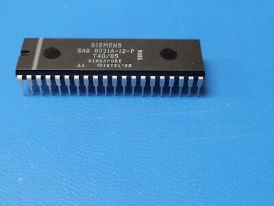 (1 PC) SAB8031A-12-P-T40/85 Siemens Microcontroller 8-Bit 12MHz NMOS ...