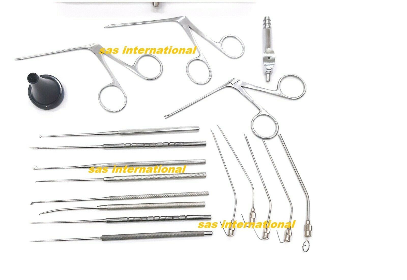 Myringotomy Instruments Set of 15 pcs For ENT Myringoplasty best ...