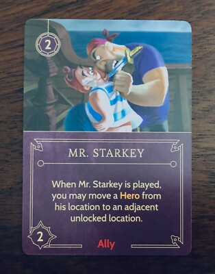Disney Villainous | Captain Hook Ally 'Mr. Starkey' Villain Card | Game ...