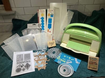 Cuttlebug Machine Embossing & Die cutting BUNDLE w/EXTENDED Plates ...