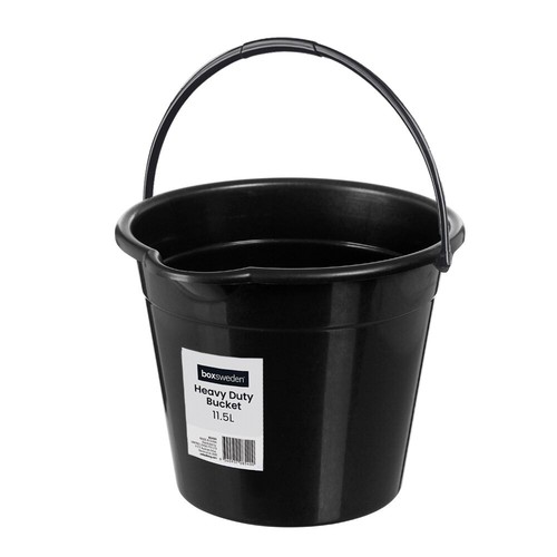 Box Sweden 11.5L Heavy Duty Bucket w/ Sprout Water Vessel Storage ...