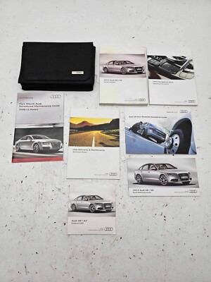 2013 AUDI A6 OWNERS MANUAL HANDBOOK FOLDER WALLET OEM | eBay