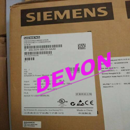 1PCS 6SL3224-0BE33-0AA0 Inverter G120 PM240 Power Module 30KW | eBay