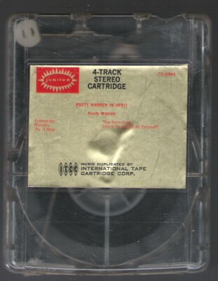 Rare Rusty Warren in Orbit on a Jubilee clear top 4 Track Cartridge ...
