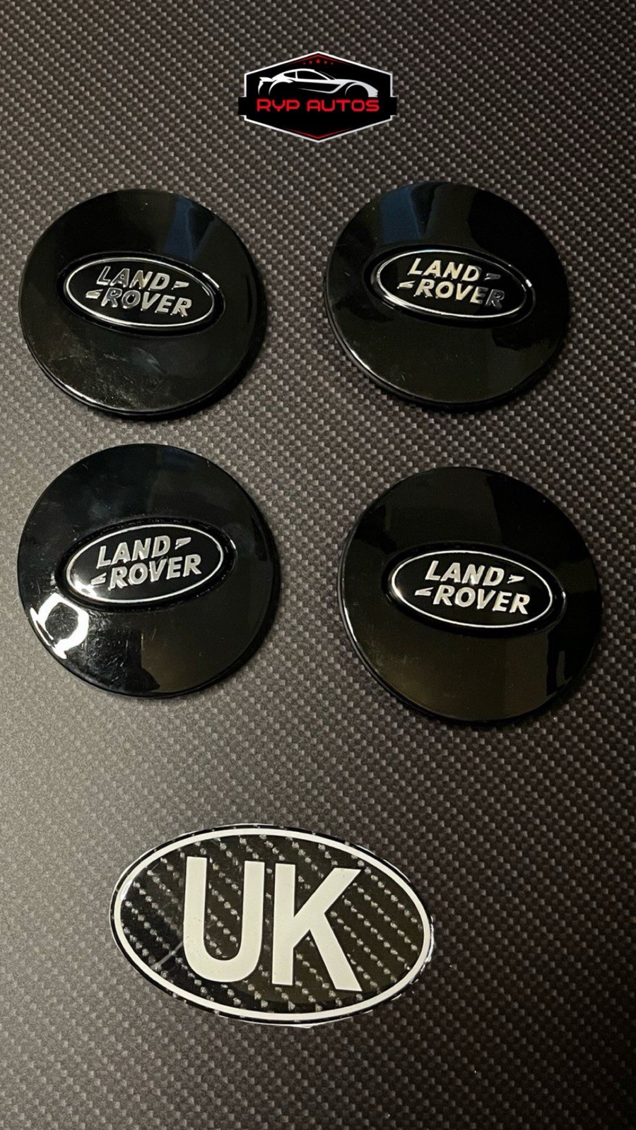 Land Rover Range Rover Wheel Centre Cap Black/Black 63mm High Quality ...