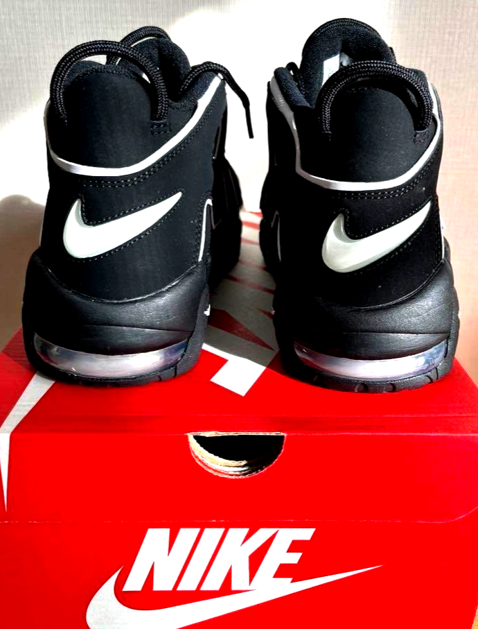 Nike Air More Uptempo 414962-002 Black White men's | eBay