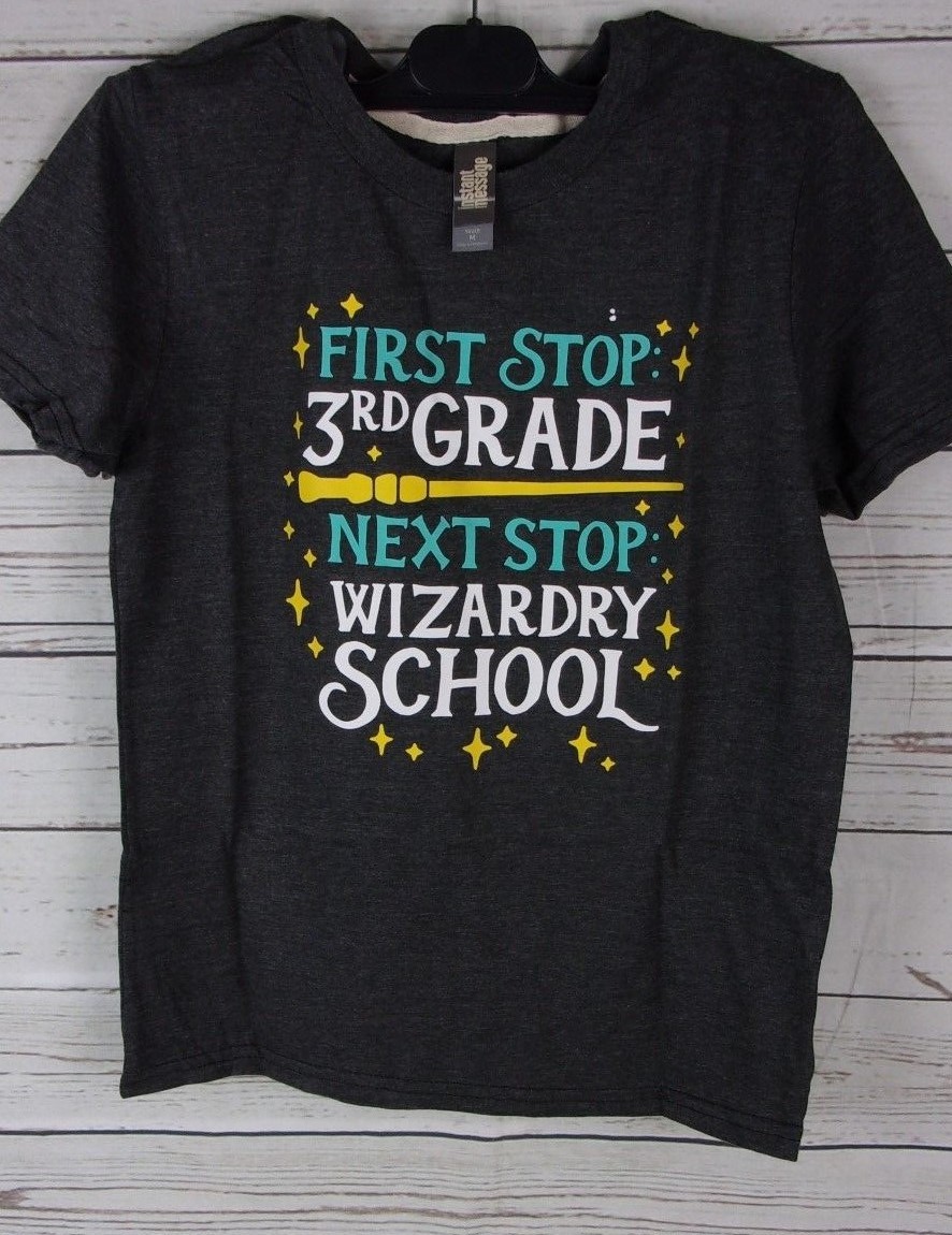 Instant Message kid 3rd Grade Logo Shirt Size Medium | eBay