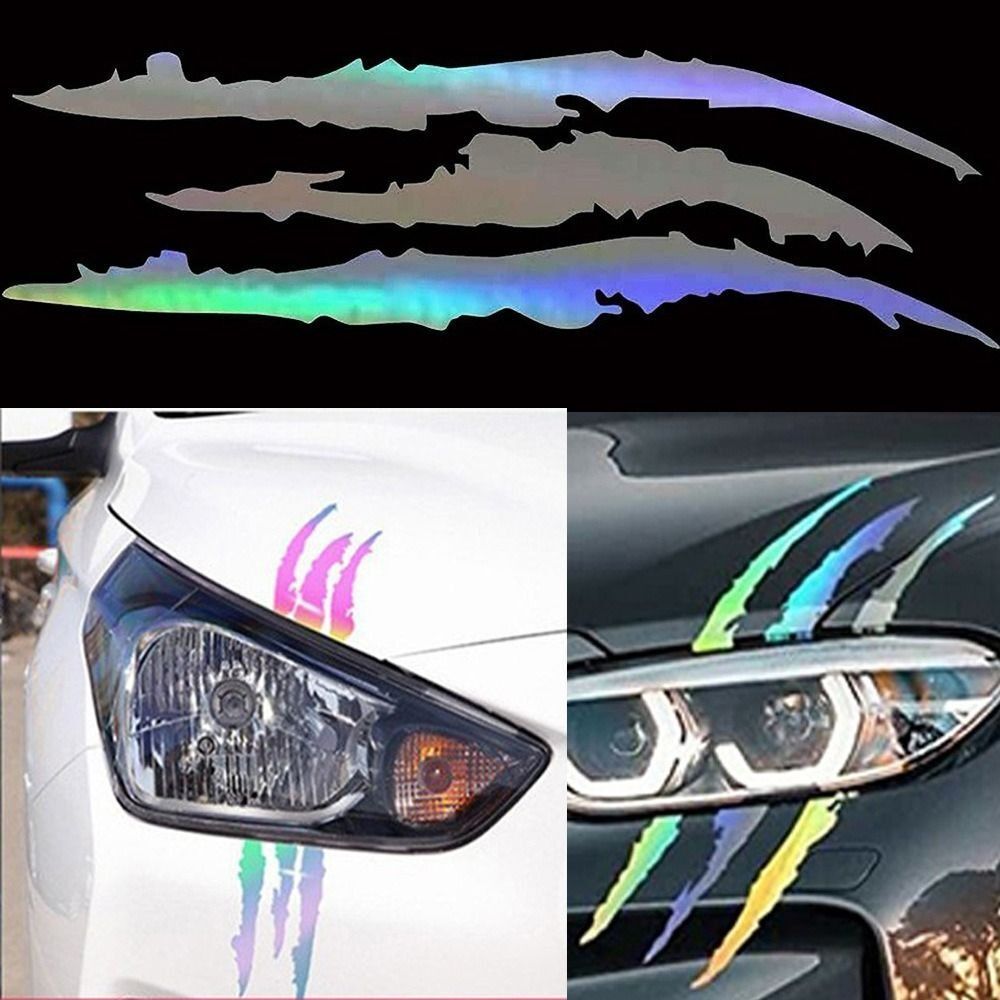 PET Car Stickers Colorful Claw Car Stickers Colorful Car Stickers ...