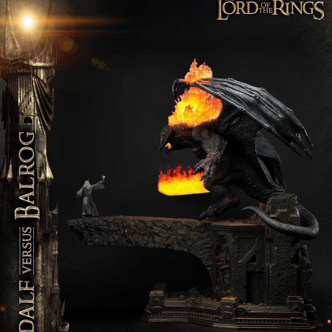 Lord Of The Rings Balrog Vs Dragon