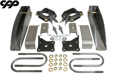 1955-57 CHEVY BELAIR 150 210 REAR LEAF SPRING RELOCATION POCKET KIT ...