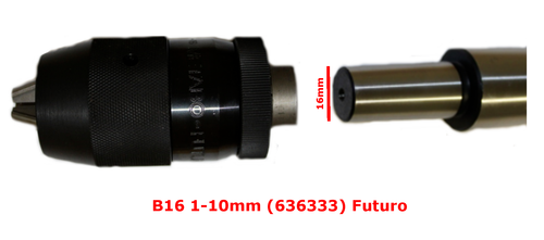 Metabo Schnellspannbohrfutter Bohrmaschine Konus B16 1-10mm Futuro ...