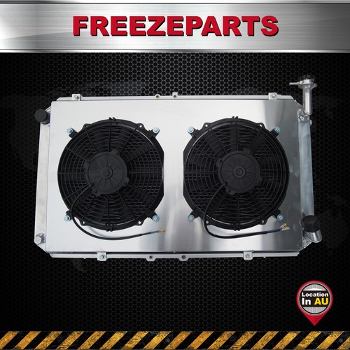 3Rows Aluminum Radiator & Fan Shroud For Nissan Y60 PATROL GQ TB42 4.2 ...