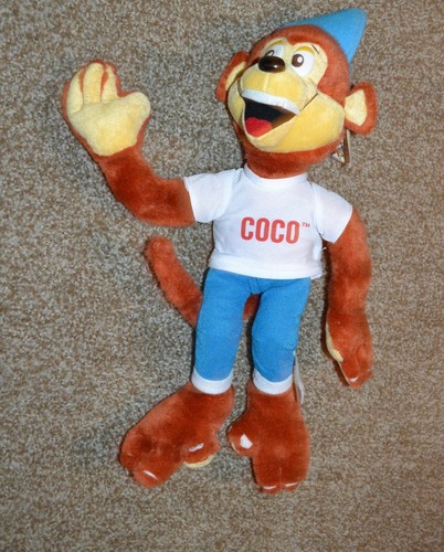 Rare Kellogg's Cereal Coco Krispies Coco Monkey Plush Collectable With ...